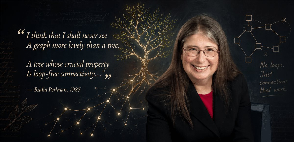 Radia Perlman criadora do STP vem ao Brasil